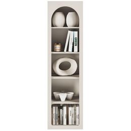 Selsey Standregal, Kaschmir, Holzwerkstoff, 5 F&auml;cher, Rechteckig, 50x180x33 cm, Wohnzimmer, Regale, B&uuml;cherregale