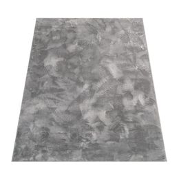 Paco Home Hochflorteppich, Anthrazit, Textil, Rechteckig, 140x200 cm, strapazierf&auml;hig, f&uuml;r Fu&szlig;bodenheizung geeignet, Teppiche & B&ouml;den, Teppiche, Hochflorteppiche & Shaggys