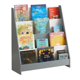 sobuy Kinderregal, Grau, Holzwerkstoff, 80x88x32 cm, Kinderzimmer & Jugendzimmer, Kinderm&ouml;bel, Kinderregale