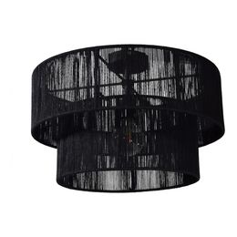 Urban Interiors Deckenleuchten, Schwarz, Metall, Rund, 45x26x45 cm, Lampen & Leuchten, Innenbeleuchtung, Deckenleuchten