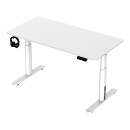 pro.tec Kinderschreibtisch, Wei&szlig;, Holzwerkstoff, 120x81x60 cm, Arbeitszimmer, Schreibtische, Jugend- & Kinderschreibtische