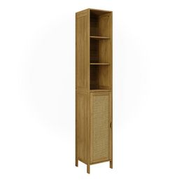 VICCO Badschrank, Gr&uuml;n, Holzwerkstoff, 3 F&auml;cher, Rechteckig, 30x170x29 cm, Badezimmer, Badezimmerschr&auml;nke, Hochschr&auml;nke