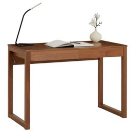 Idimex Schreibtisch, Kastanien, Holz, Holz, Kiefer, Mode, Rechteckig, 110x75x54 cm, FSC Mix, Arbeitszimmer, Schreibtische, B&uuml;rotische
