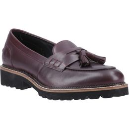 Hush Puppies Ginny Leder Damen Lila Weit-Fit Slipper