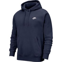 Nike - "Club" Hoodie zum &Uuml;berziehen f&uuml;r Herren, Fleece (Marine)