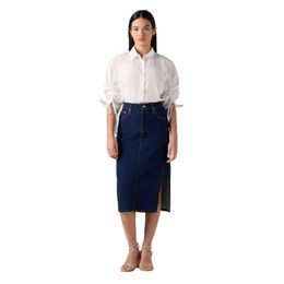 Levi's Levis - Midirock f&uuml;r Damen, Seitenschlitz (Blaue Steinw&auml;sche)