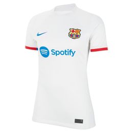 Nike - Ausw&auml;rts-Trikot f&uuml;r Damen, FC Barcelona (Wei&szlig;/Uni Rot)