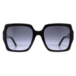 Marc Jacobs Cat Eye Womens Gl&auml;nzend Schwarz Dunkelgrau Gradient MARC 731/S