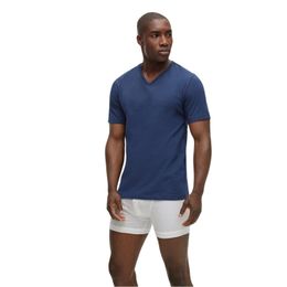 BOSS - T-Shirt f&uuml;r Herren, V-Ausschnitt (3er-Pack) (Marine/Grau/Schwarz)