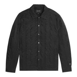 Lyle & Scott Lyle & Scott - Hemdjacke f&uuml;r Herren, Regul&auml;r (Schwarzeis)