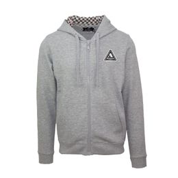 Aquascutum - "Active" Hoodie mit durchgehendem Rei&szlig;verschluss f&uuml;r Herren (Mittelgrau)