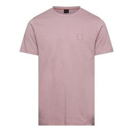 BOSS - T-Shirt f&uuml;r Herren, Premium-Baumwolle (Pastell-Lila)