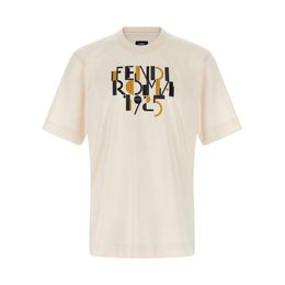 Fendi Wei&szlig;es Baumwoll-T-Shirt