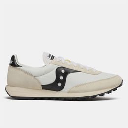 Saucony - "80" Sneaker f&uuml;r Herren/Damen Unisex, Wildleder (Wei&szlig;/Schwarz)