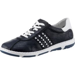 Rieker Damen Sneaker f&uuml;r kr&auml;ftige F&uuml;&szlig;e dunkelblau Gr&ouml;&szlig;e 38