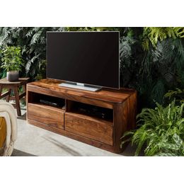 TV-Board Sheesham 128x50x49 walnuss gewachst TORONTO #207