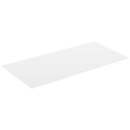 Voleo Oberplatte, Wei&szlig;, Glas, 40.50x0.40x90.30 cm, Wohnzimmer, TV M&ouml;bel, TV-Aufs&auml;tze