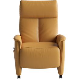 Sit & More TV-Sessel SIT & MORE, B:76cm H:110cm T:84cmcurry, Sessel, "Cremona Comfort", wahlweise manuell oder elektrischer Funktion mit Akku