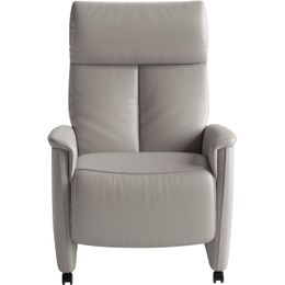 Sit & More TV-Sessel SIT & MORE, B:76cm H:112cm T:84cmlight grau, Sessel, "Cremona Comfort", wahlweise manuell oder elektrischer Funktion mit Akku