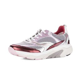 Gabor Damen Sneaker "Sneaker low", Gr. 37rot metallic, rosa, Schuhe