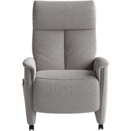 Sit & More TV-Sessel SIT & MORE, B:87cm H:121cm T:89cmgrau, 100% Polyester, Sessel, "Cremona Comfort Plus", bis 200 Kg belastbar, mit Herz-Waage Funktion