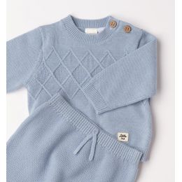 IDO M&auml;dchen Shorts "BABY BOY TWO PIECES SET"light blau, Gr. 62, 100% Baumwolle, Hosen