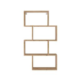 Pharao24.de Raumteiler B&uuml;cherregal Eiche Offen