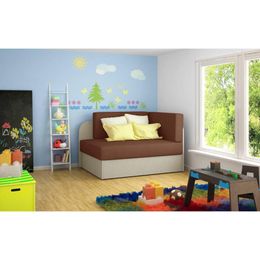 Pharao24.de Einzelsofa Sofaliege Modernes Design Stoffbezug