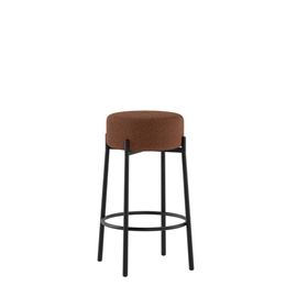 Pharao24.de Barhocker Hochhocker in Braun 67 cm hoch (2er Set)