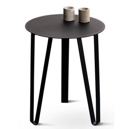 Pharao24.de Beistelltischchen Anstelltisch mit Hairpin Gestell aus Metall