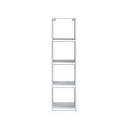 Pharao24.de Regal B&uuml;cherregal wei&szlig; hoch