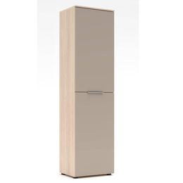 Pharao24.de Dielenkleiderschrank Jackenschrank mit Dreht&uuml;r und Metallgriff