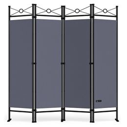 Casaria Paravent Lucca Anthrazit 180x163cm