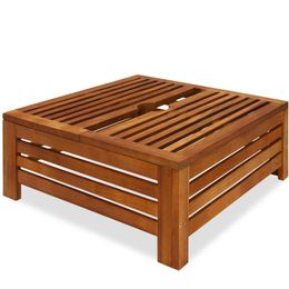 Deuba Schirmst&auml;nder Abdeckung Akazienholz FSC -zertifiziert 62x62x26cm