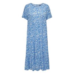 Only - Maxikleid f&uuml;r Damen, kurz&auml;rmlig (Provinzielles Blau)