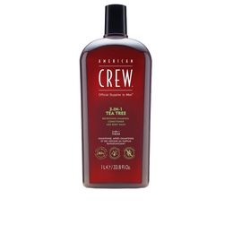 American Crew Tea Tree 3 In 1 Shampoo, Conditioner And Body Wash 1000 ml