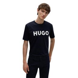 Hugo - "Dulivio" T-Shirt f&uuml;r Herren (Schwarze Iris-Marine/Wei&szlig;)