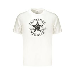 Converse Wei&szlig;es Baumwoll-Herren-T-Shirt