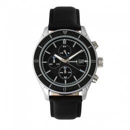 Breed Maverick Chronograph Lederarmbanduhr mit Datum