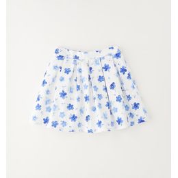 sarabanda M&auml;dchen Minirock "BABY GIRL SUMMER SKIRT"wei&szlig;, light blau, Gr. 110, 100% Baumwolle, R&ouml;cke