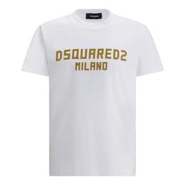Dsquared2 - "Milano" T-Shirt f&uuml;r Herren, Baumwolle (Wei&szlig;)