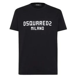 Dsquared2 - "Milano" T-Shirt f&uuml;r Herren, Baumwolle (Schwarz)