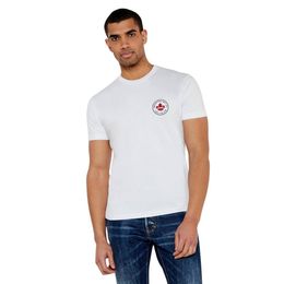 Dsquared2 - T-Shirt f&uuml;r Herren/Damen Unisex, Baumwolle, Leger (Wei&szlig;)