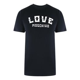 Love Moschino - T-Shirt f&uuml;r Herren, Logo (Schwarz)