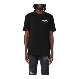 Dsquared2 - T-Shirt f&uuml;r Herren/Damen Unisex, Baumwolle, Regul&auml;r (Schwarz)