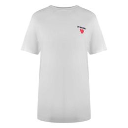 Love Moschino - T-Shirt f&uuml;r Damen, Alltag (Wei&szlig;)