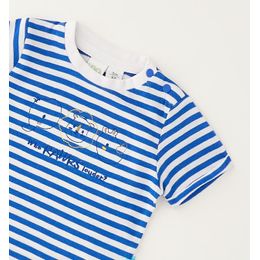 IDO Jungen T-Shirt "BABY BOY SUMMER T-SHIRT"royal, Gr. 62, 100% Baumwolle, Shirts
