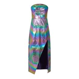 AMY LYNN AmyLynn - Maxikleid f&uuml;r Damen, Bandeau (Silber/Regenbogen)
