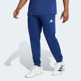 Herren Sporthose "WORKOUT ESSENTIALS FEELREADY PANT"dunkelblau, normal, gr., Gr. L, adidas Performance, Obermaterial: 70% Polyester, 30% Baumwolle,