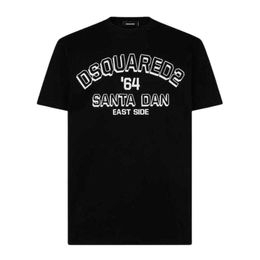 Dsquared2 - "Santa Dan 64" T-Shirt f&uuml;r Herren, Premium-Baumwolle (Schwarz)